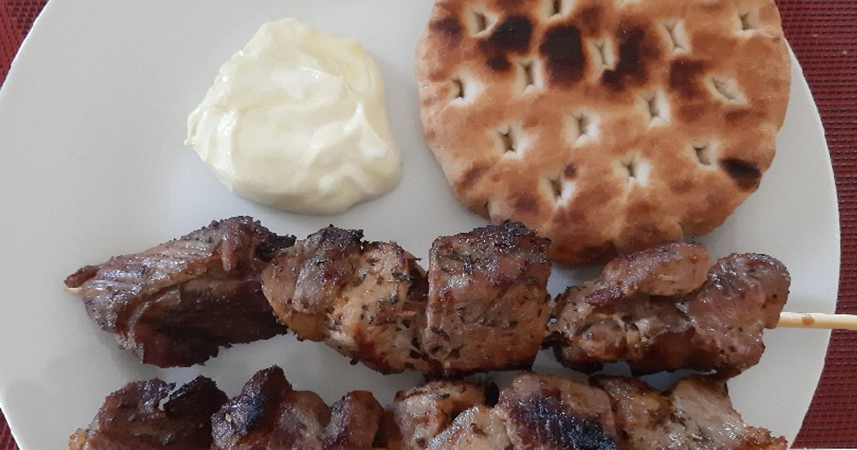 Σουβλάκι χοιρινό με μαρινάδα Συνταγή από τον/την Ελευθερία - Cookpad