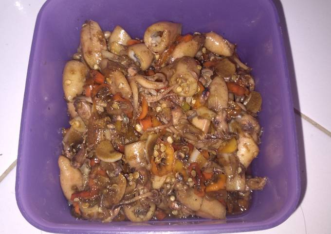 Resep Oseng Cumi Saos Tiram Pedas Oleh Mu Min Cookpad