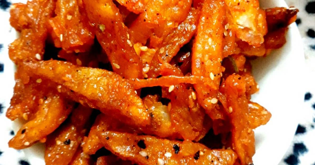 Honey Sesame Chilli Potatoes Recipe by Harminder Kaur Sethi - Cookpad
