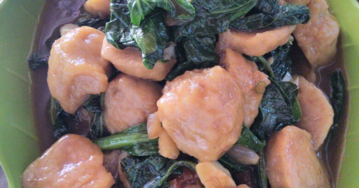 197 resep oseng bayam pentol enak dan mudah - Cookpad