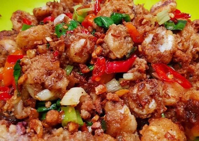 Resep Cumi Cabe Garam oleh heniariy - Cookpad