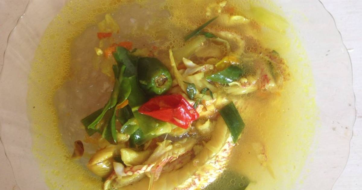 Resep Papeda kuah kuning asam pedas oleh Imaniar Nina - Cookpad