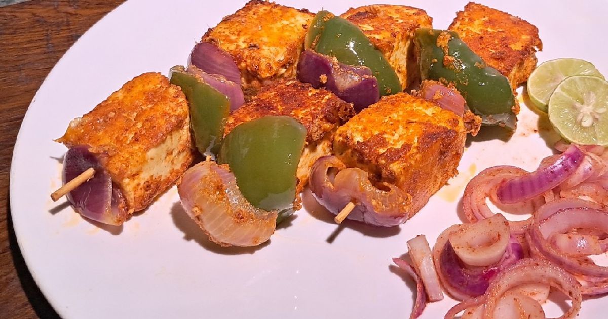 Peri Peri Kashmiri Paneer Tikka Masala Recipe by Archana Devi ...