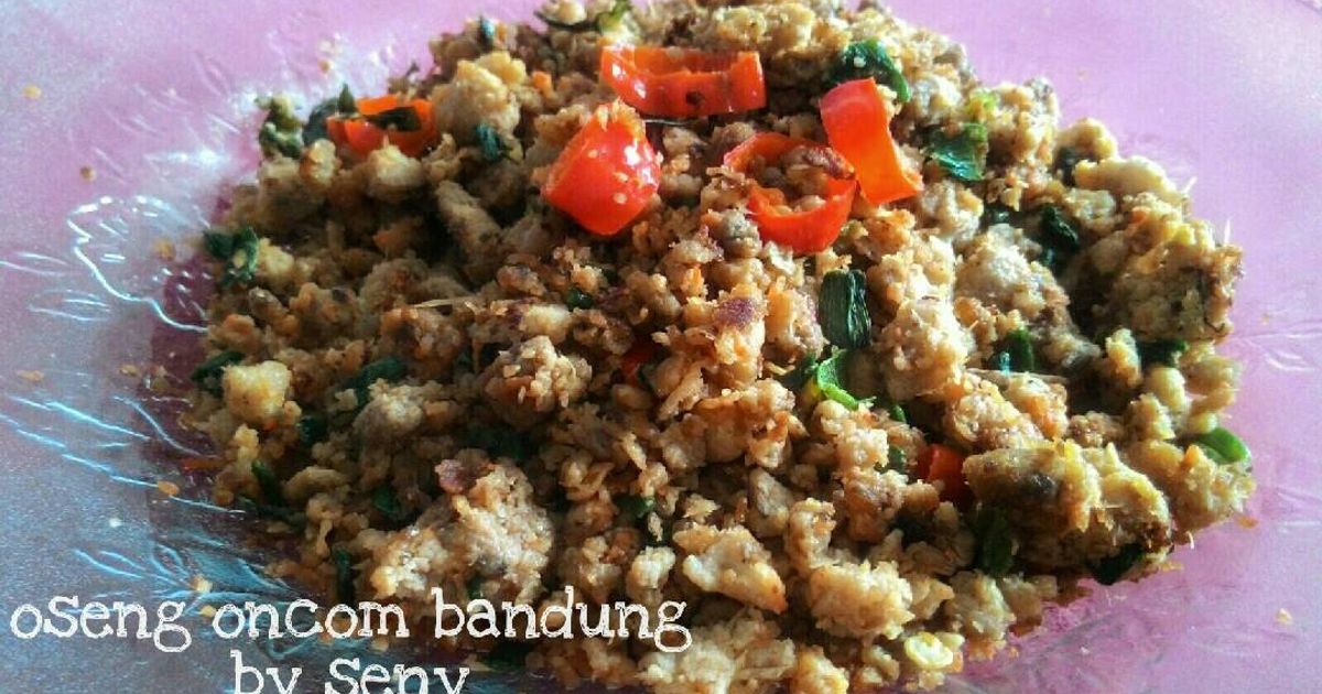 Resep Tumis Oncom Bandung (Topping Serabi) oleh SenyRoss - Cookpad
