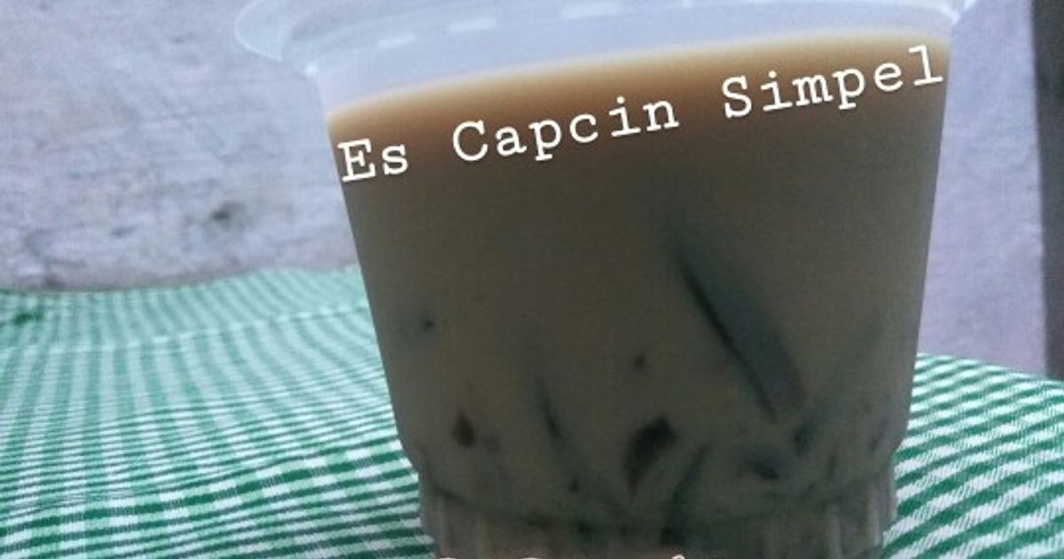 Resep Es Capcin Simpel oleh Novi Nanda Safitri - Cookpad