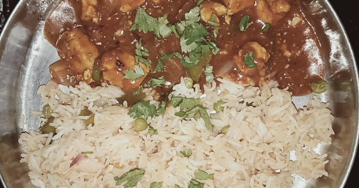 Paneer chilli and Fried rice Recipe by Minnie Vagrani - Cookpad
