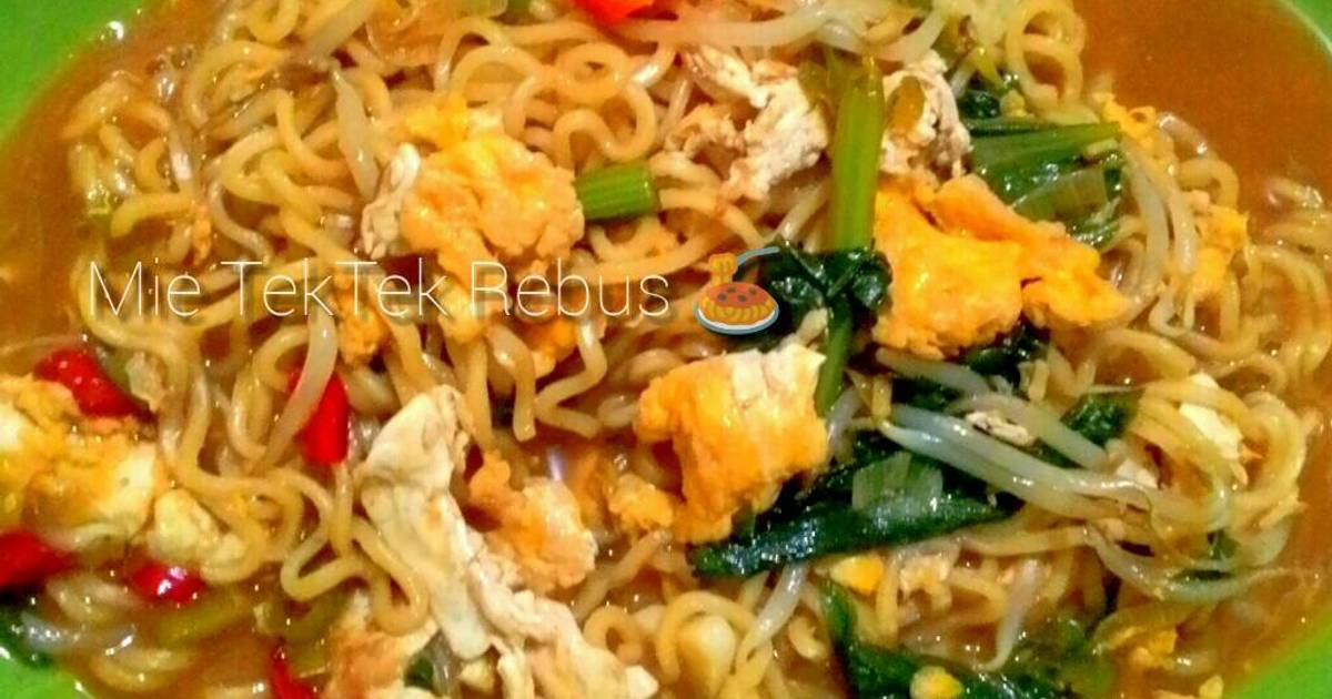 Resep Mie TekTek Rebus Pedes 🍝 oleh Anggita - Cookpad