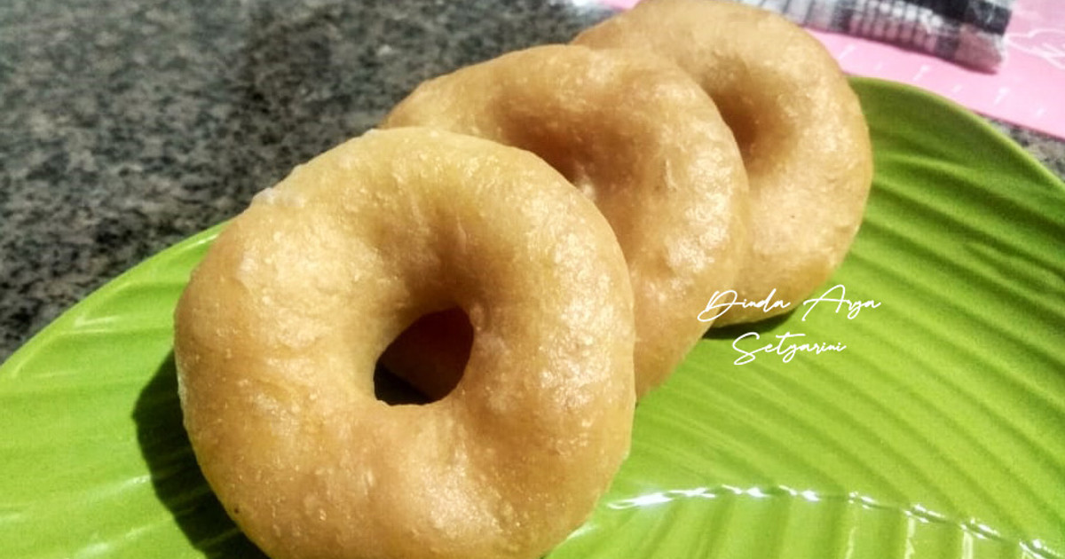 Resep Donat Simple | Tanpa Telur & Tanpa Susu oleh Cooking With Dinda ...