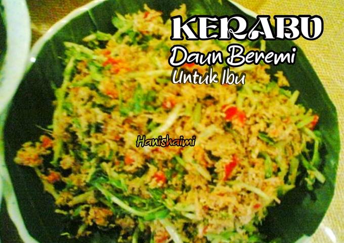 Resipi (14/5) Kerabu daun beremi untuk ibu oleh Hani Shaimi - Cookpad