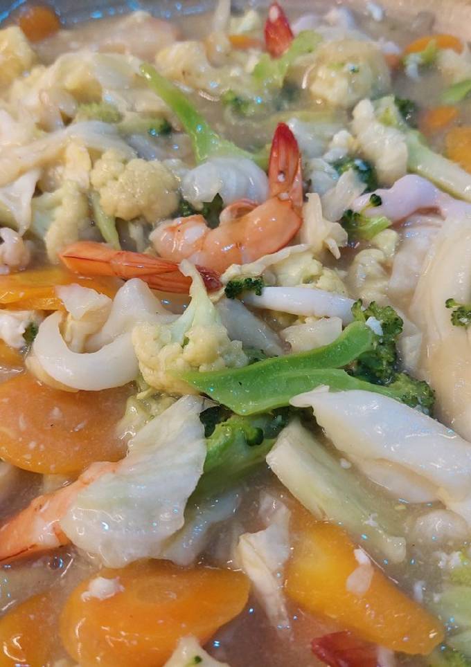 Resep Capcay seafood diet tanpa minyak (menudiet) #menudiet oleh ummu ...