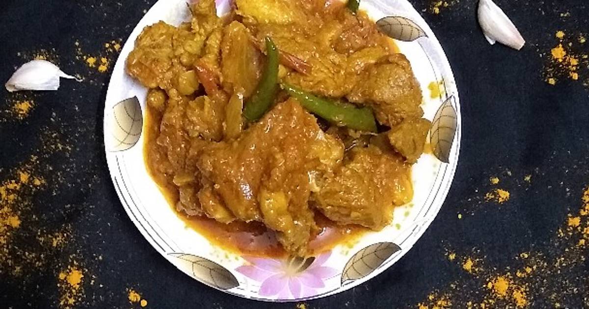 Rumki Das দ্বারা গার্লিক মটন বাহার(garlic mutton bahar recipe in ...