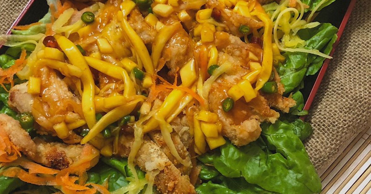 Resipi Chicken Mango Salad oleh Salina Jalaludin - Cookpad