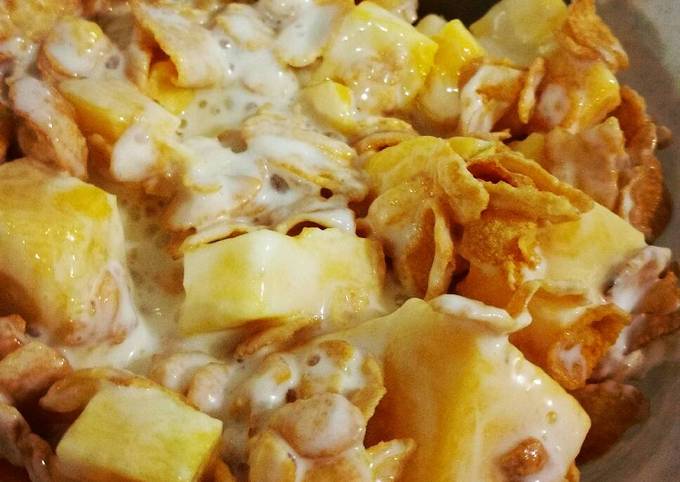 Yogurt con mango Receta de Raul Eduardo De la Rocha- Cookpad