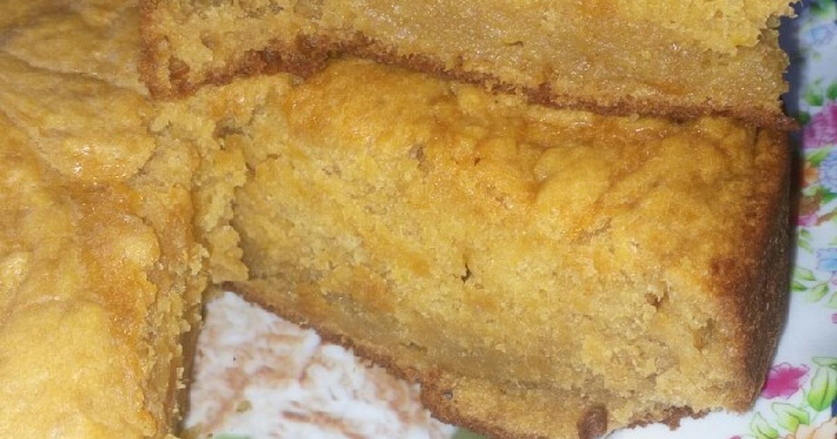 Gooey Yummy Mango Cake Recipe by Sallie - Cookpad