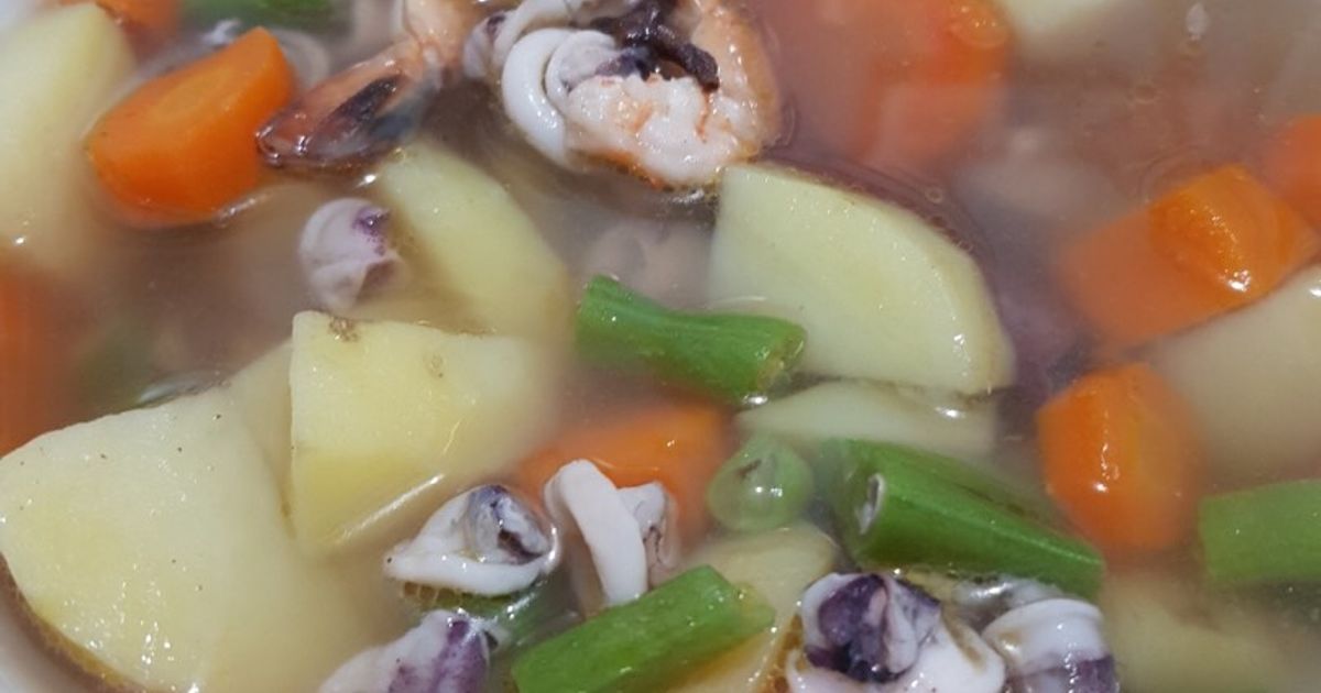 Resep Soup Seafood oleh ria dewi siska - Cookpad