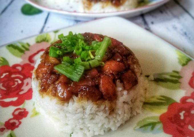 Resep Nasi Tim Ayam oleh Pawon Mamisy - Cookpad