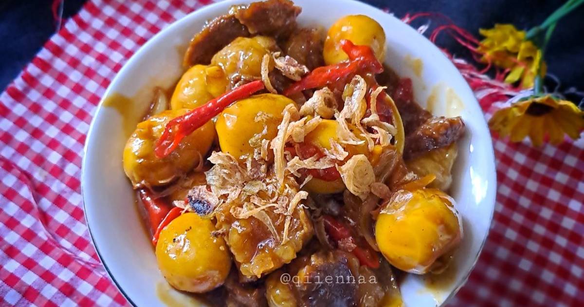 72 resep semur daging telur puyuh untuk anak enak dan mudah - Cookpad