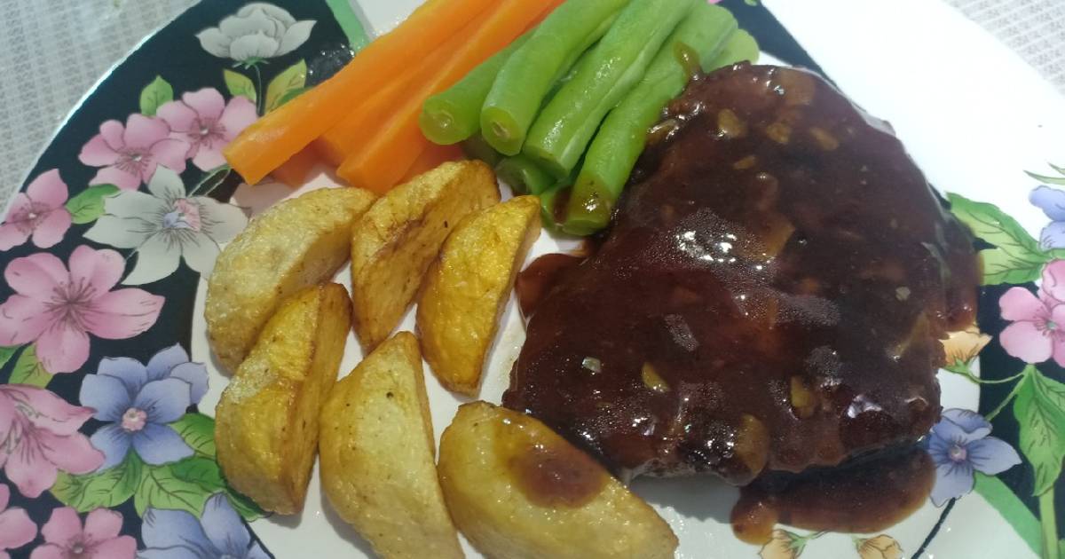 Resep Beef Steak Teflon oleh Fenty's Kitchen - Cookpad