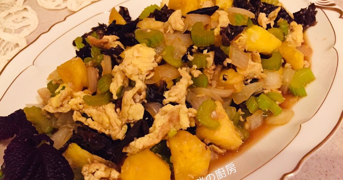 Mu Shu Stir Fried Fresh Vegetables Recipe by 凱茜媽咪の廚房