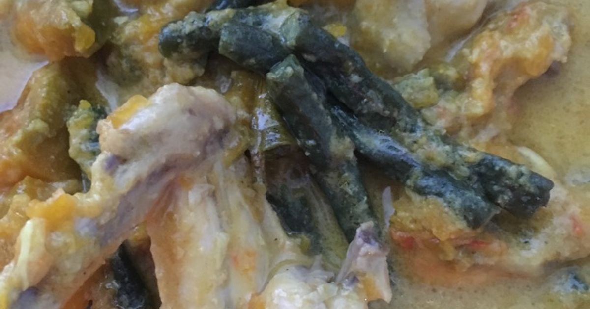 Resep Gulai Ayam Labu Kuning oleh Ayu Anjani - Cookpad