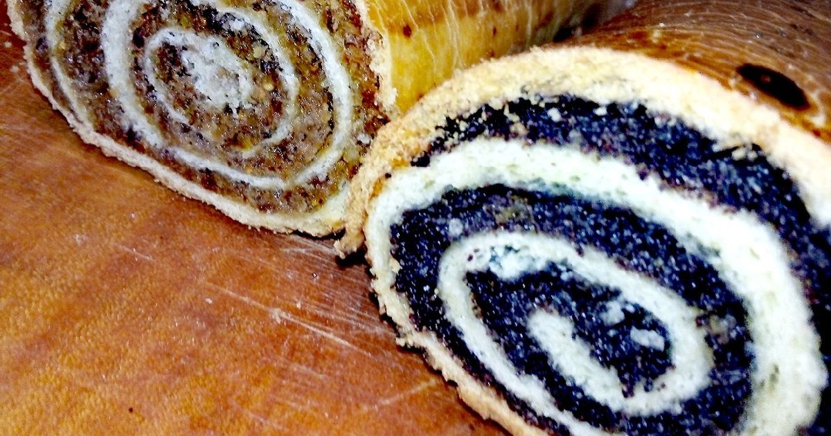Diós Fügés és Mákos Dinnyés Bejgli | Péter Rozália receptje - Cookpad ...