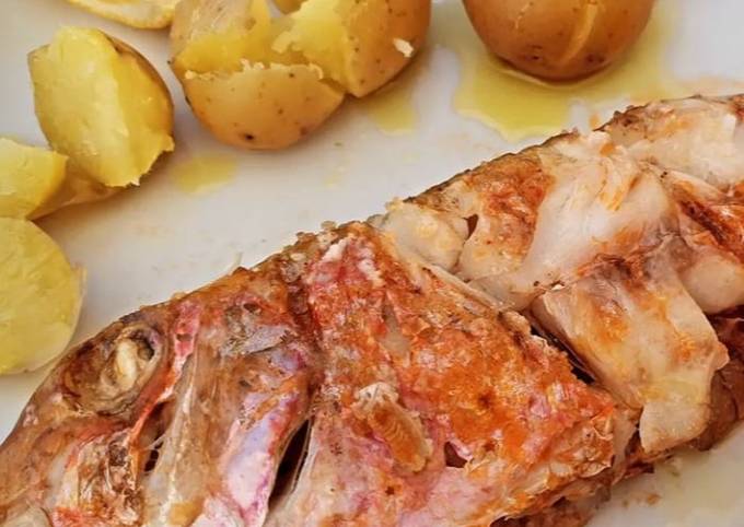 Red Fish no forno Receita por Aurelio - Cookpad
