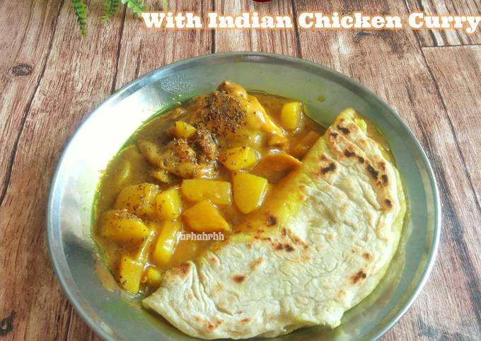 Resep Chapati With Indian Chicken Curry (Roti India 🇮🇳) oleh Farhah ...