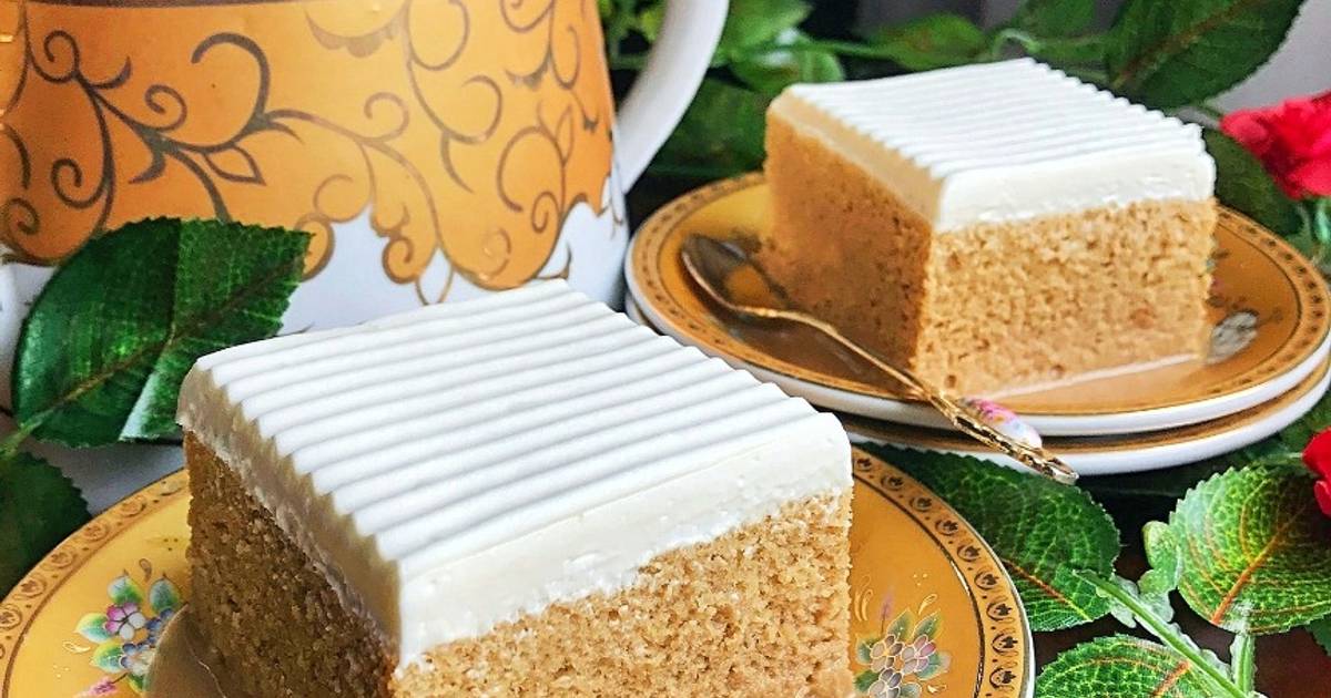 Resep Coffee Milk Bath Cake oleh Julia Selinda - Cookpad