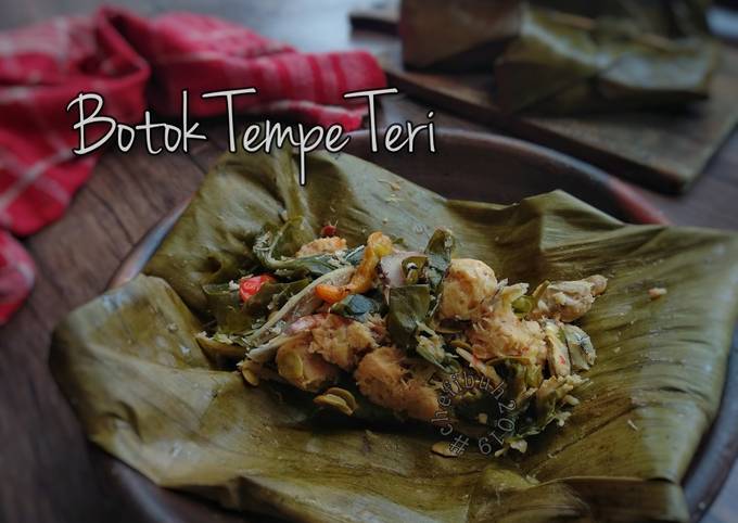 Resep Botok Tempe Teri oleh pawone_ ibuh - Cookpad