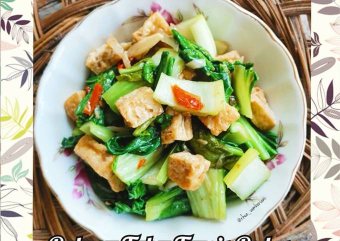 Resep Tumis Pakcoy Tahu Pedas oleh Rhee - Cookpad