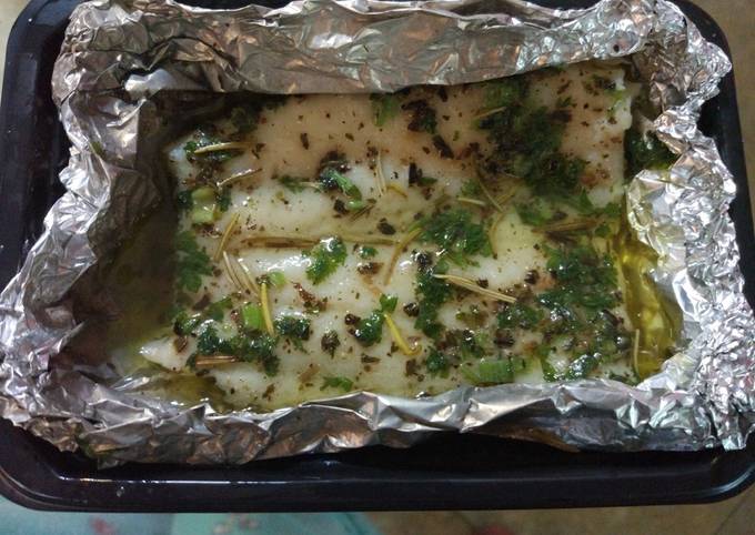 Resep Herb steamed dory fish oleh thitaa - Cookpad