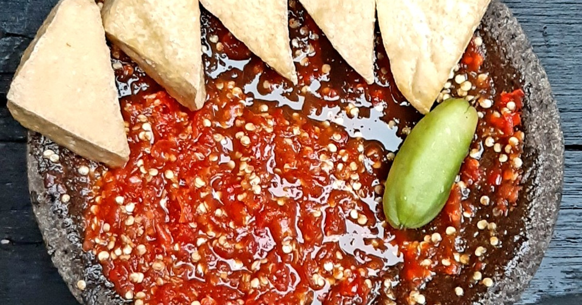 Resep Sambal Terasi Super Pedas (Vege) oleh HerlinaCs Lim - Cookpad