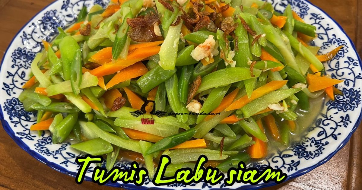Resep Tumis Labu Siam, Wortel, Buncis Enak Dan Mudah oleh Bundadari ...