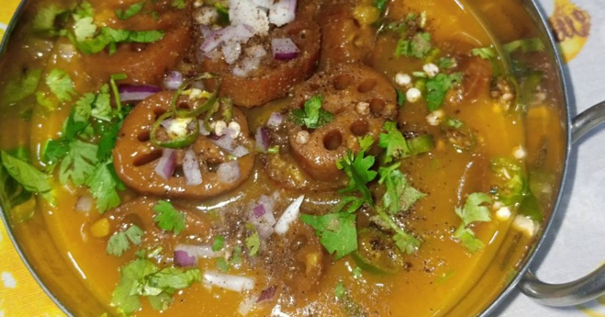 Lotus Sauce Chaat Recipe by Surhaan Tahir Wafai - Cookpad