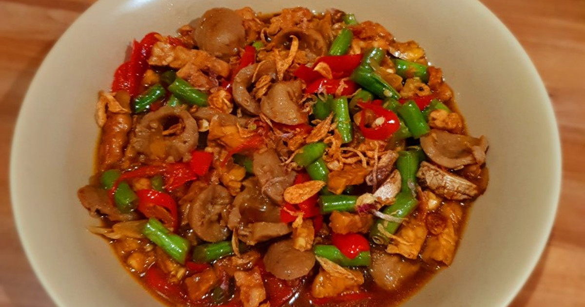 Resep Oseng Bts (Bakso Tempe Sayurbuncis) oleh Pritha Widyastari - Cookpad