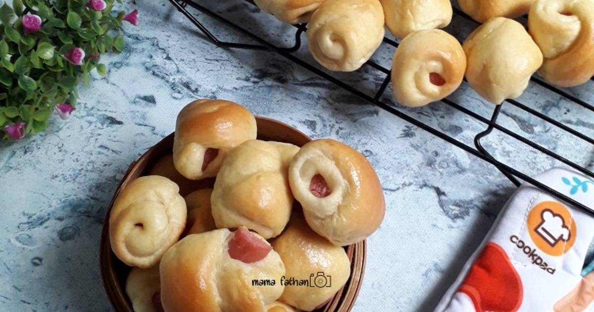 Resep Roti unyil sosis oleh Mama fathan - Cookpad