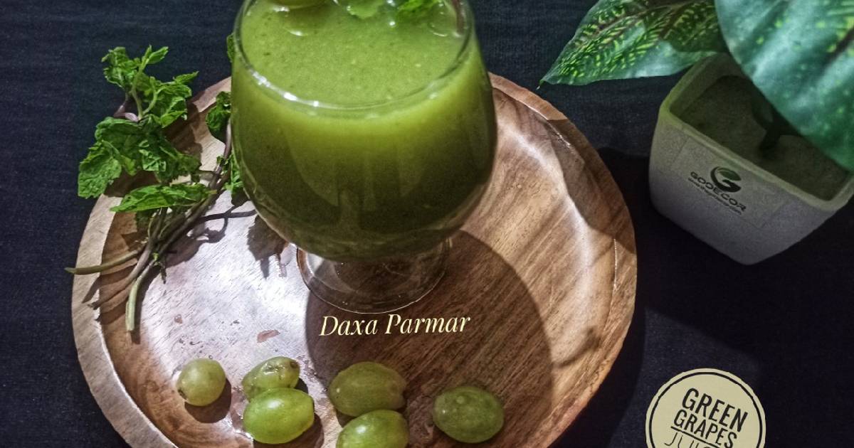 Green Grapes Juice Recipe by Daxa Parmar - Cookpad
