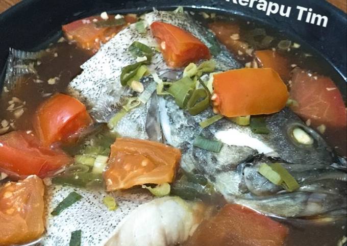 Resep Ikan Kerapu Tim oleh Jessica Tengardi - Cookpad