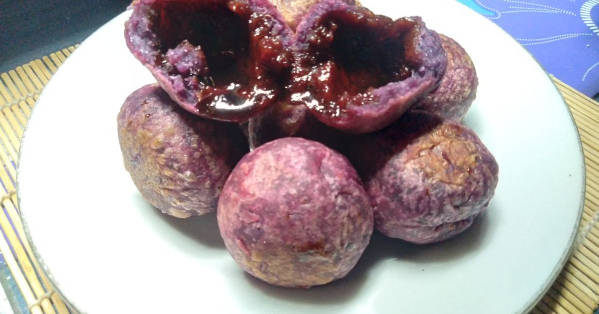 1.123 resep bola bola ubi ungu enak dan mudah - Cookpad