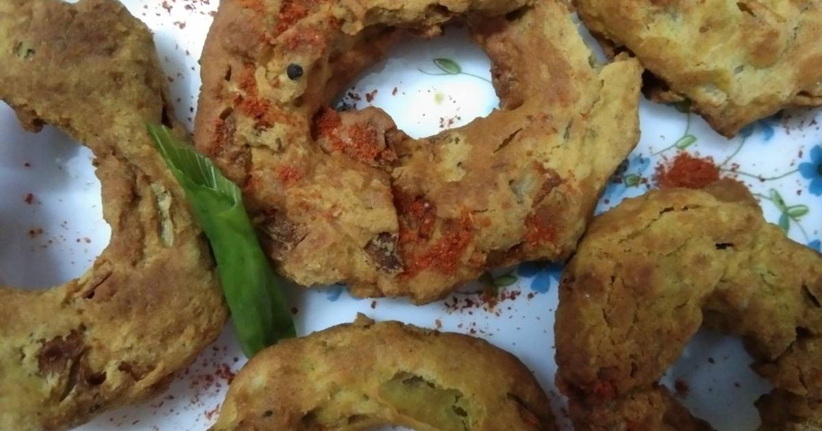 Air Fryer Masoor Dal Ring Pakora Recipe by Krishna Biswas - Cookpad