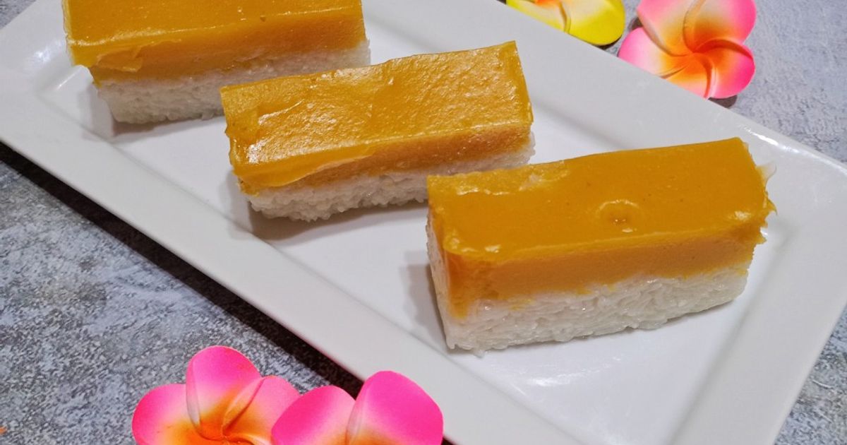 Resep Ketan Talam Labu Kuning oleh tommy wiriadi putra - Cookpad