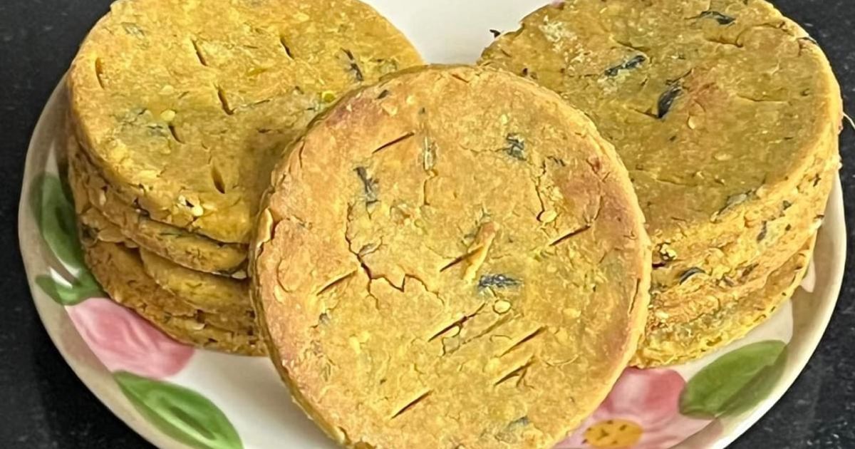 💯 Gluten Free Baked Bhakari With Jawar Flour Recipe by Alka Bhandari ...