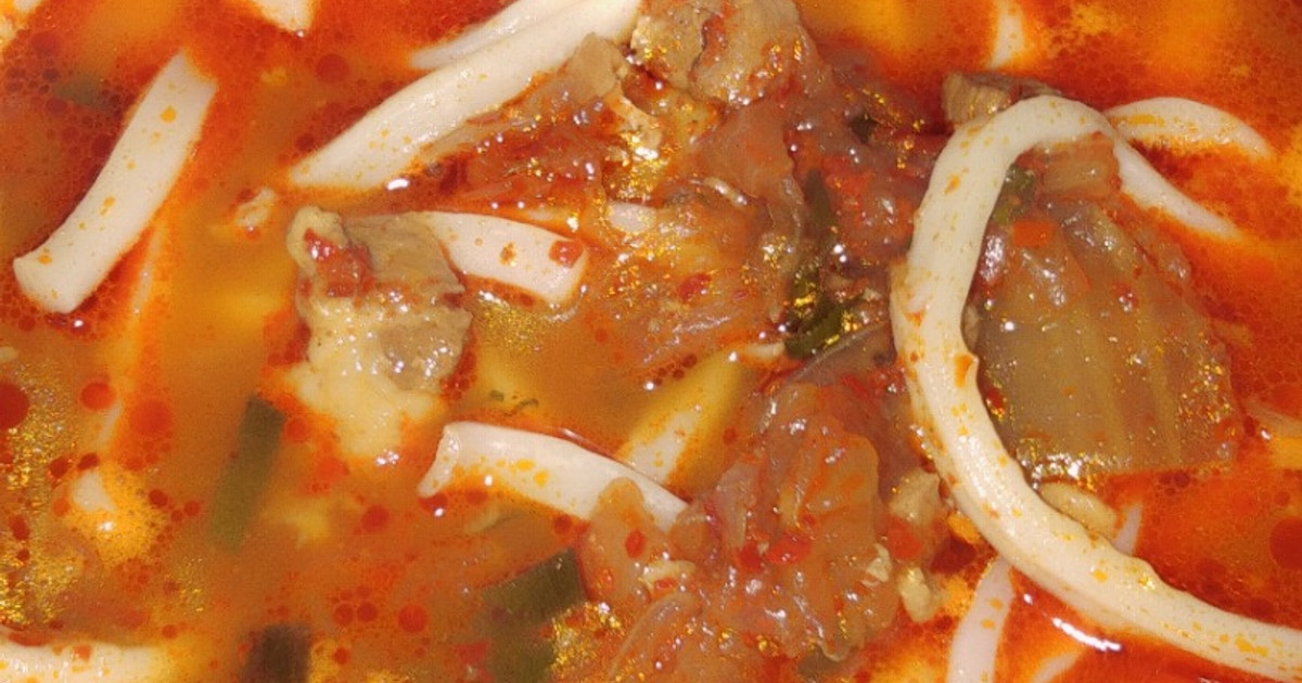 Resep Sup Kimchi Mie Udon oleh Abi Buchanan - Cookpad
