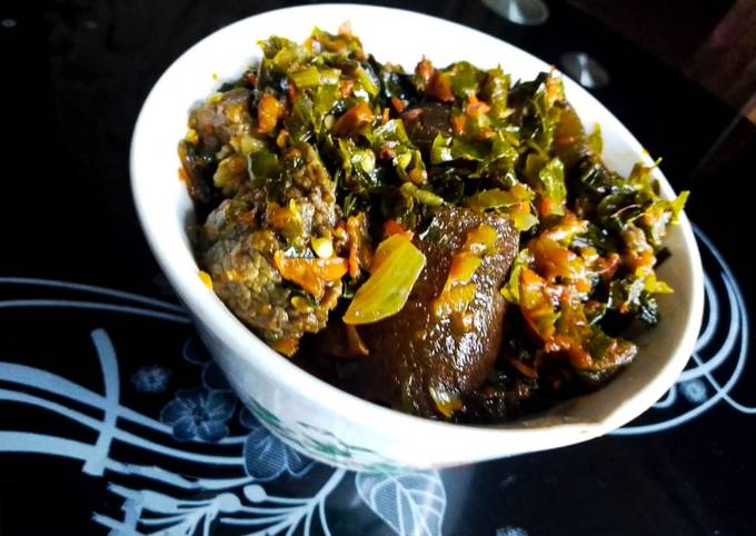 Vegetable (Efo Riro) soup Recipe by Omarz Kitchen - Cookpad