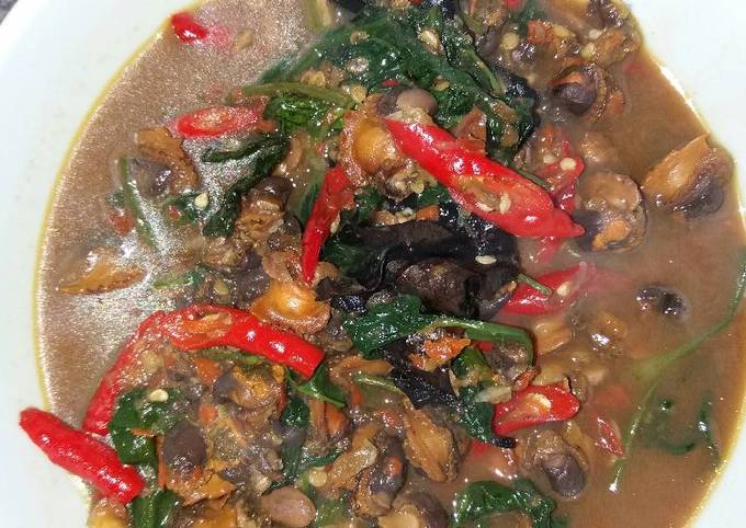 Resep Kerang & kangkung tauco pedas maknyos oleh istining - Cookpad