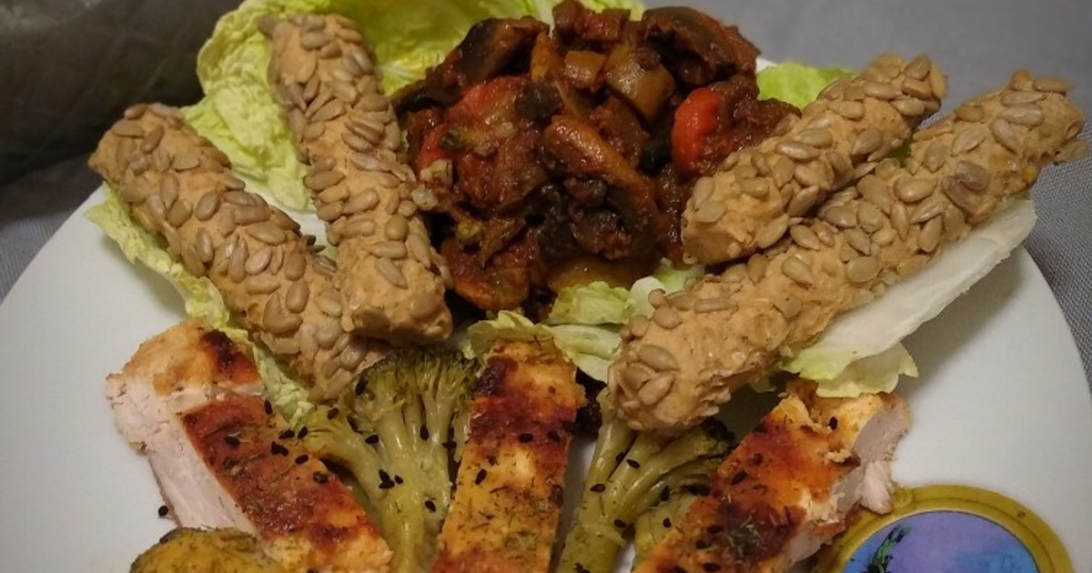 Σνίτσελ φιλέτο κοτόπουλου 🐔 με τηγανιτά μανιτάρια 🍄 Συνταγή από τον/την ...