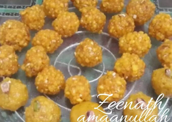 Boondi and Motichoor Laddoos Recipe by ZMA - Cookpad