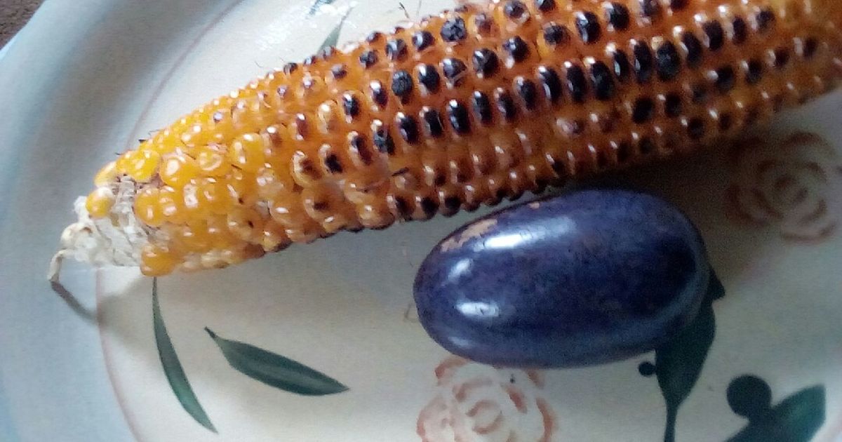 Grilled Corn And African Pear Recipe by Ifeoma Obianagha - Cookpad