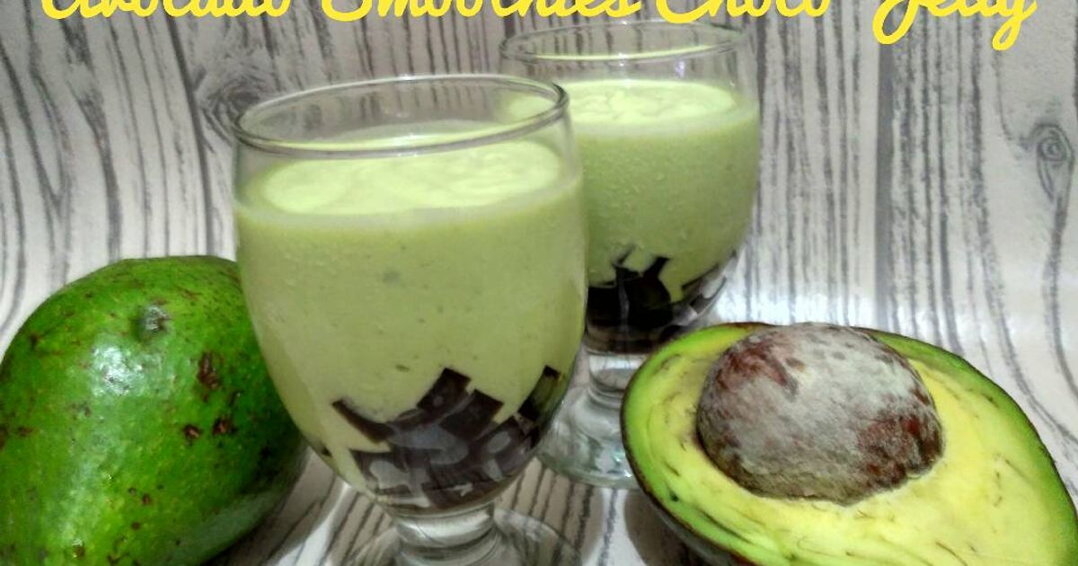 Resep Avocado Smoothies Choco Jelly #Ketopad Cp Minuman Keto oleh 🌹Dede ...