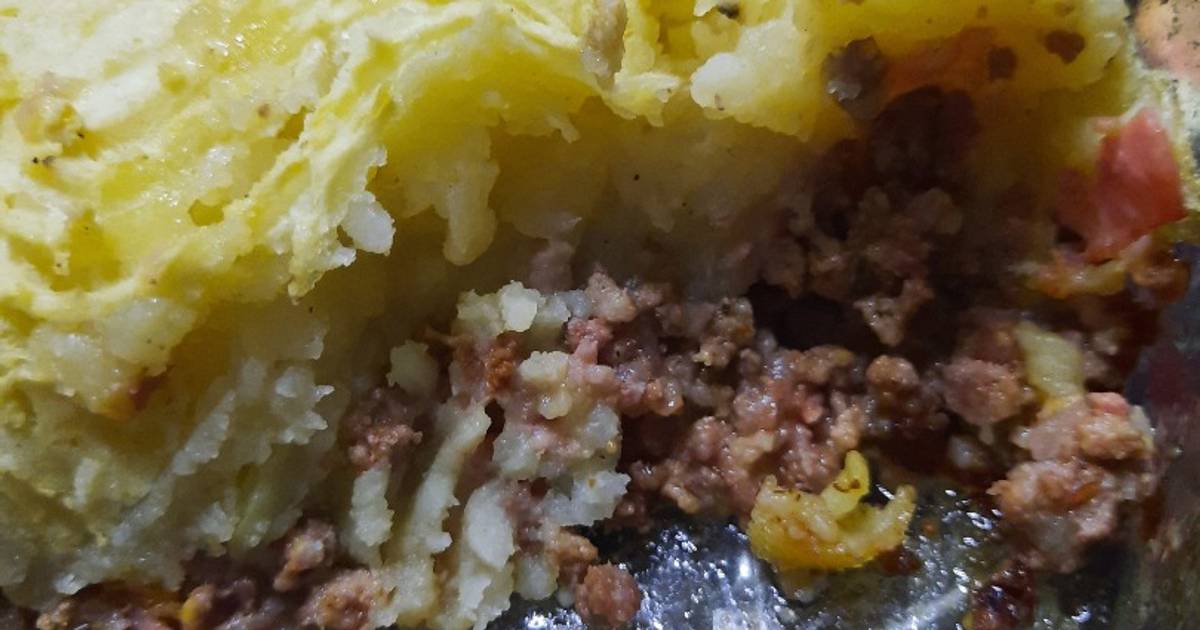 Mix de papa, cheddar y carne molida Receta de La profe Luisa- Cookpad